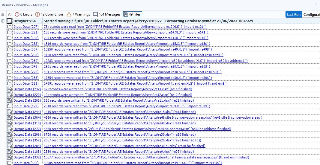 Solved Workflow Messages Is It Possible To Have These O Alteryx Community